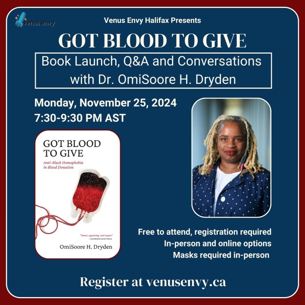 Got Blood to Give Book Launch and Conversation – Fernwood Publishing